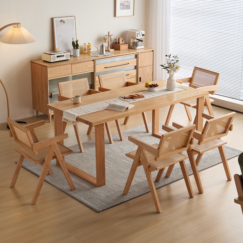 Dining Room Furniture Solid Wood Big Size Dining Table LH043R1-A ...
