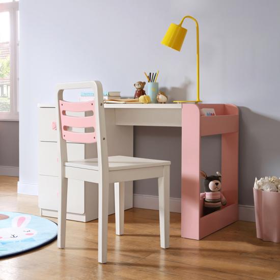 Modern Wooden Desk Furniture Pink Children Study Table Manufacturers ...