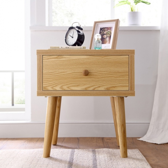 Modern Walnut Corner Wood Bedroom Bedside Night Stands Manufacturers ...