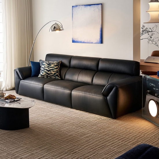 Italian Style Luxury Genuine Leather Sofa Modern Living Room Set PS821 ...